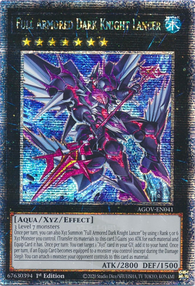 Full Armored Dark Knight Lancer Age of Overlord | Yu-Gi-Oh! | CardTrader