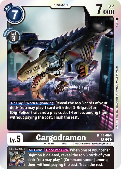 Cargodramon BT-14: Blast Ace | Digimon | CardTrader