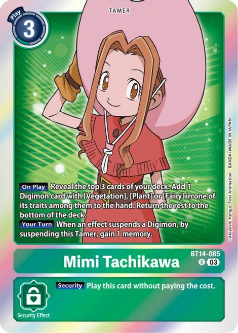 Mimi Tachikawa BT-14: Blast Ace | Digimon | CardTrader