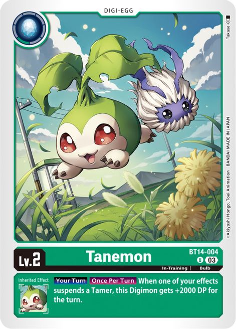 Tanemon BT-14: Blast Ace | Digimon | CardTrader
