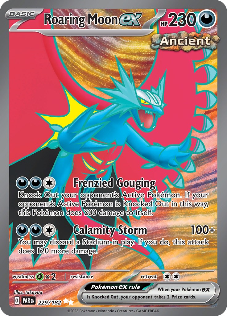 Roaring Moon ex Paradox Rift | Pokémon | CardTrader