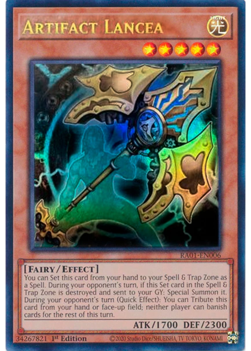 Artefatto - Lancea 25th Anniversary Rarity Collection | Yu-Gi-Oh! | CardTrader