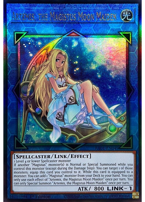 Artemis, the Magistus Moon Maiden 25th Anniversary Rarity Collection | Yu-Gi-Oh! | CardTrader