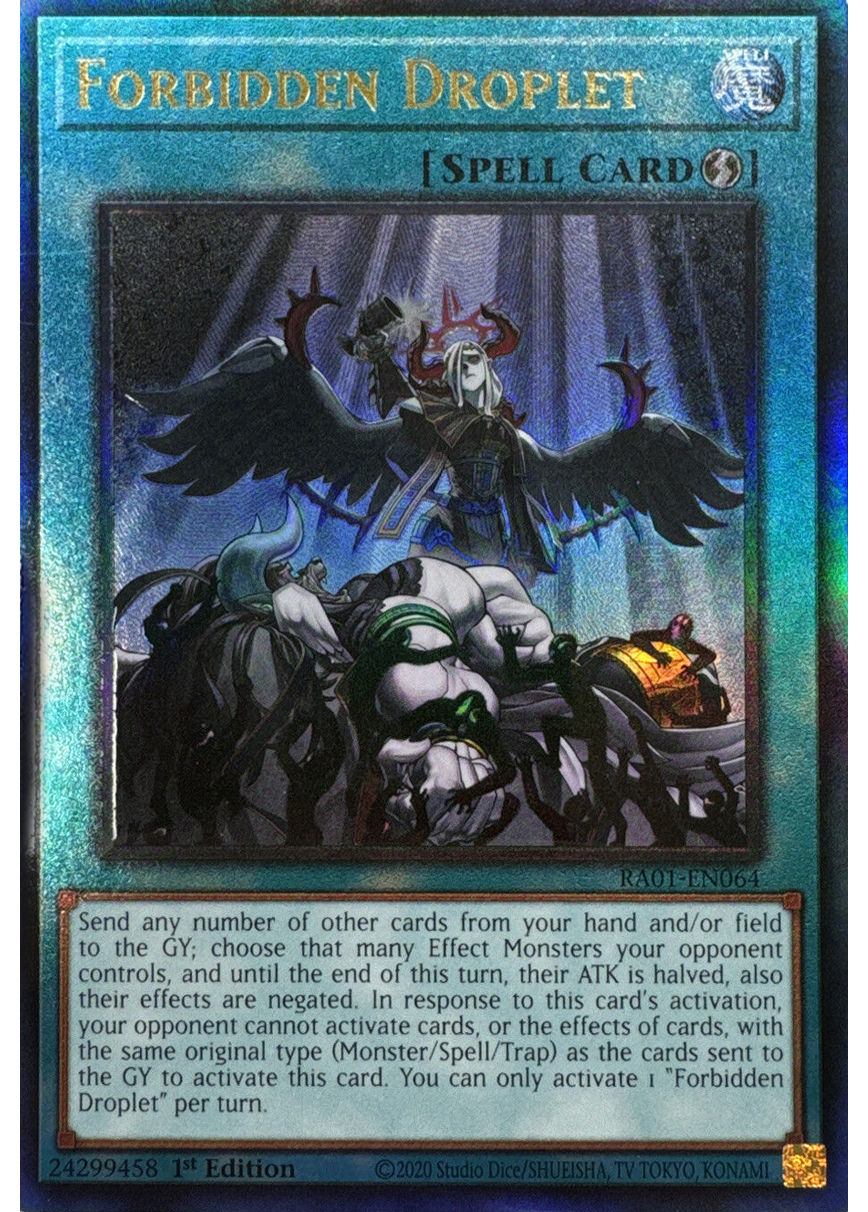 Forbidden Droplet 25th Anniversary Rarity Collection | Yu-Gi-Oh ...