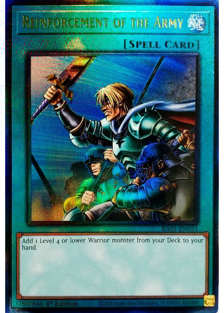 Reinforcement of the Army 25th Anniversary Rarity Collection | Yu-Gi-Oh ...