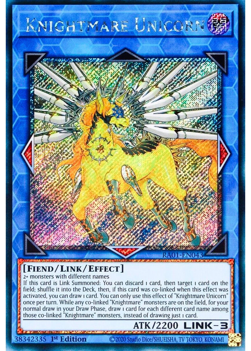 Knightmare Unicorn 25th Anniversary Rarity Collection | Yu-Gi-Oh ...