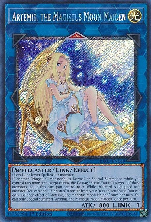 Artemis, la Magistus Doncella de Luna 25th Anniversary Rarity Collection | Yu-Gi-Oh! | CardTrader