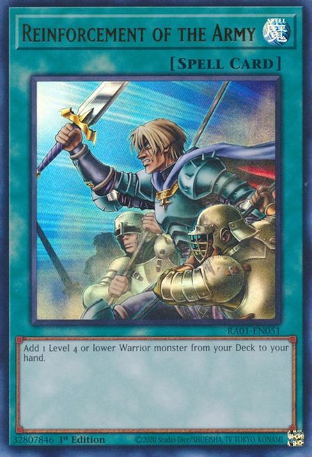 Reinforcement of the Army 25th Anniversary Rarity Collection | Yu-Gi-Oh ...