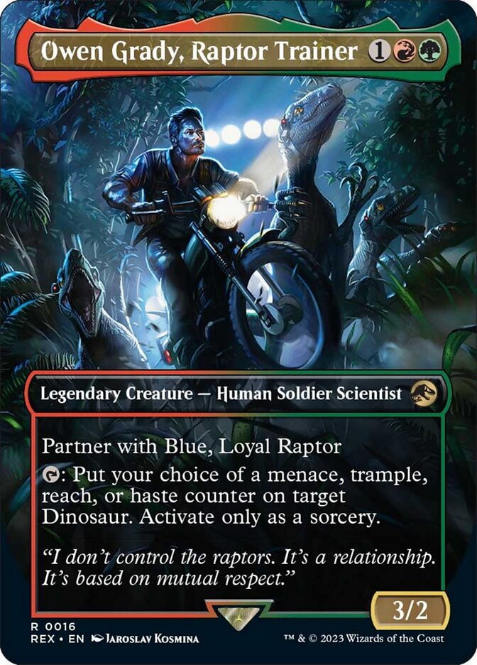 Owen Grady, Raptor Trainer Jurassic World Collection | Magic | CardTrader