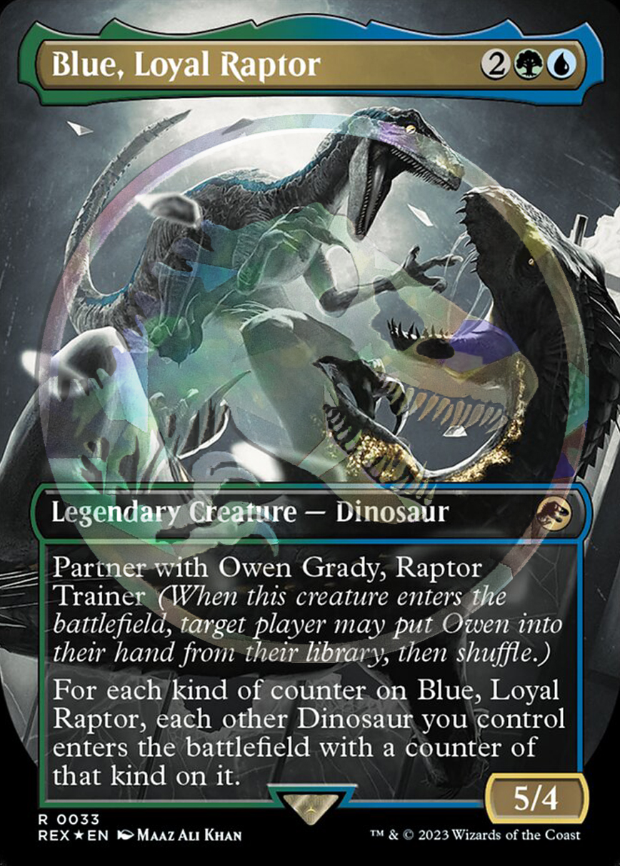 Blue, Loyal Raptor Jurassic World Collection | Magic | CardTrader