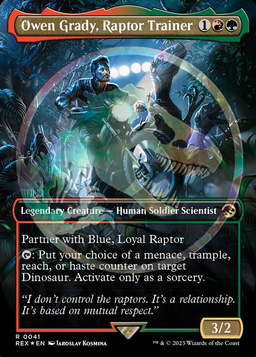 Owen Grady, Raptor Trainer Jurassic World Collection | Magic | CardTrader