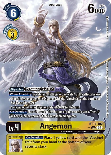 Angemon BT-14: Blast Ace | Digimon | CardTrader