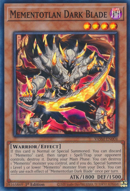 Mementotlan Dark Blade Valiant Smashers | Yu-Gi-Oh! | CardTrader