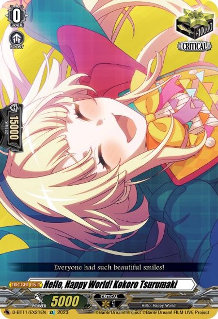 Hello, Happy World! Kokoro Tsurumaki Clash of the Heroes | Vanguard ...