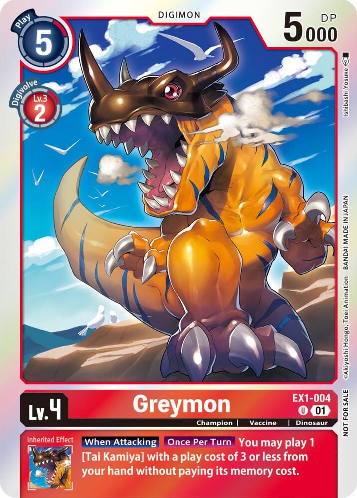 Greymon BT-14: Blast Ace | Digimon | CardTrader