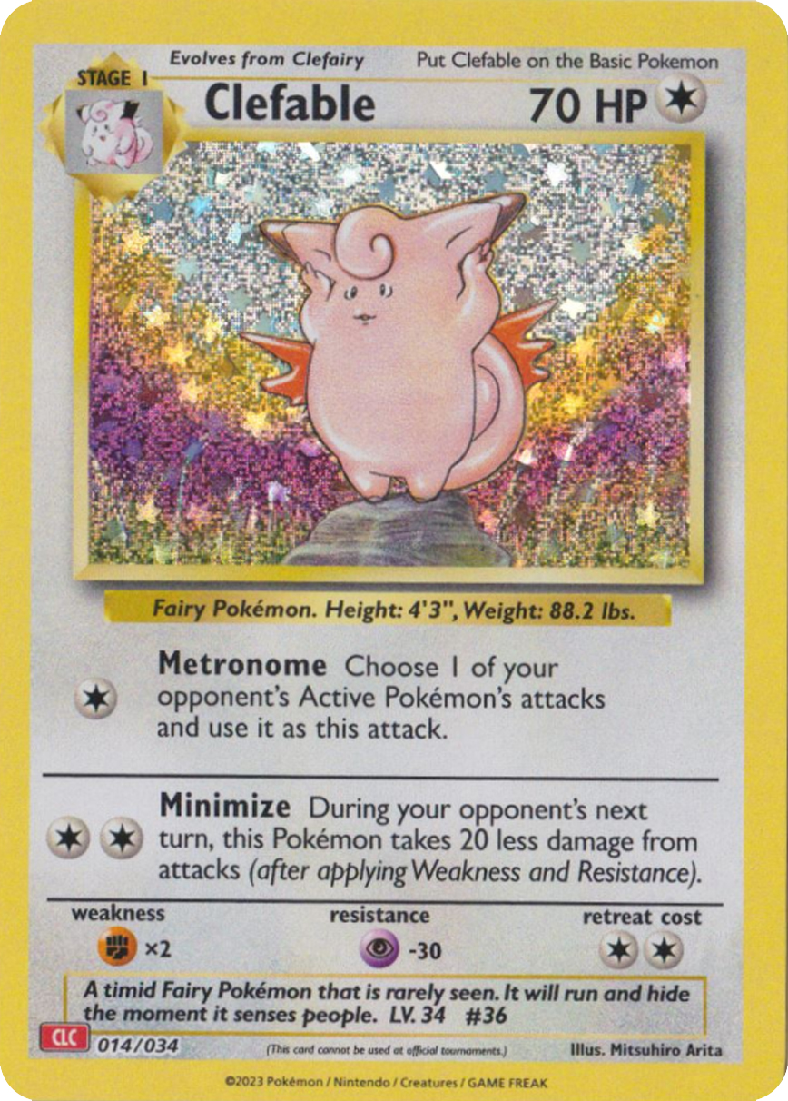 Clefable Pokémon TCG Classic: Charizard & Ho-Oh ex Deck | Pokémon ...
