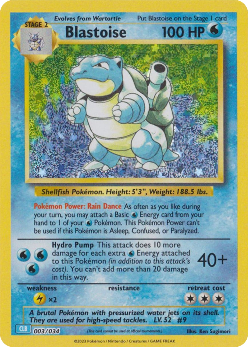 Blastoise Pokémon TCG Classic: Blastoise & Suicune ex Deck | Pokémon ...