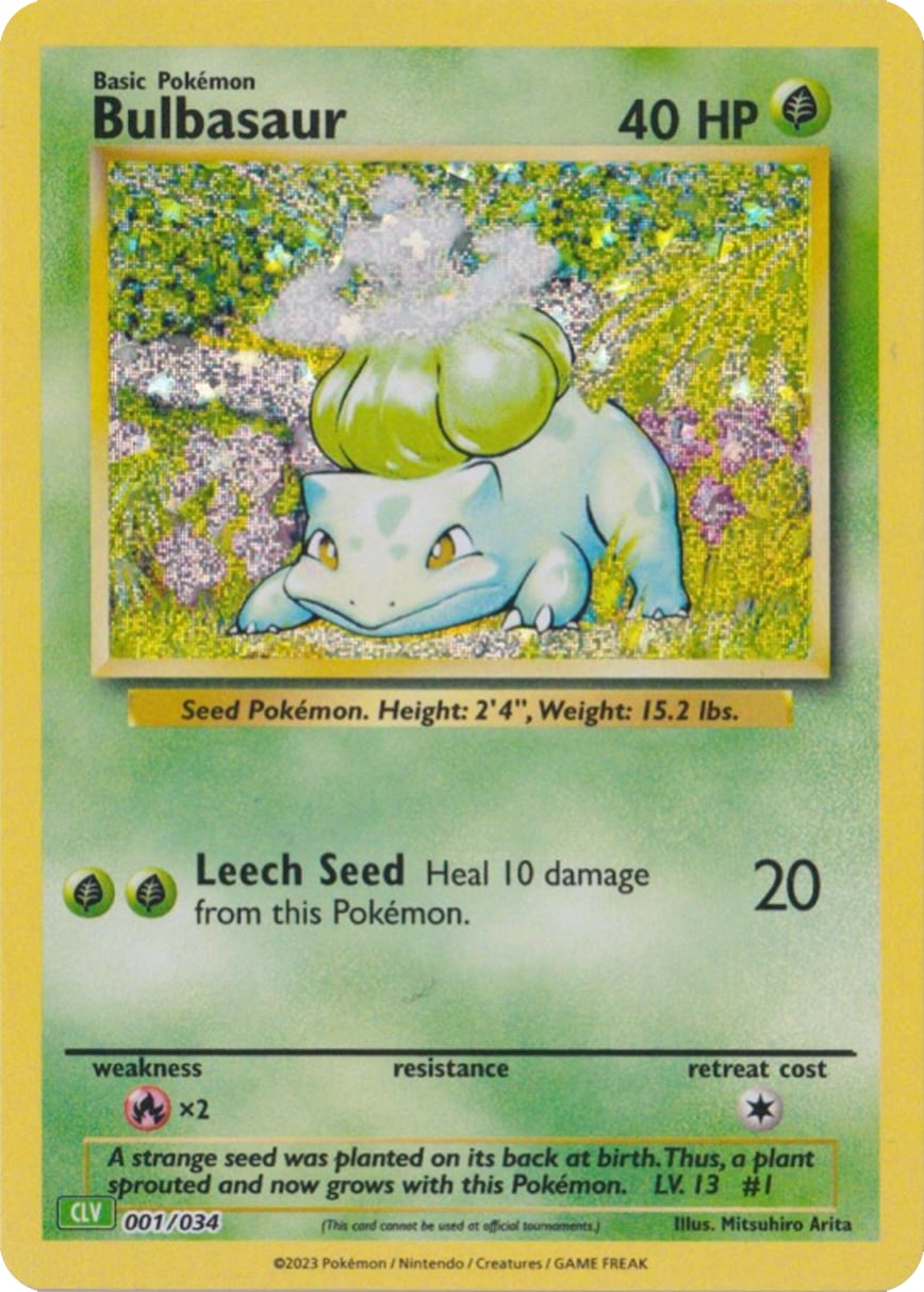 Bulbasaur Pokémon TCG Classic: Venusaur & Lugia ex Deck | Pokémon ...