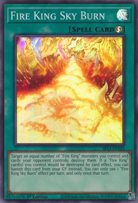 Fire King Sky Burn Structure Deck: Fire Kings | Yu-Gi-Oh! | CardTrader