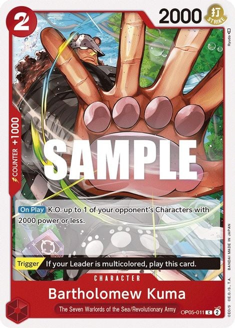 Bartholomew Kuma OP-05: Awakening of the New Era | One Piece | CardTrader