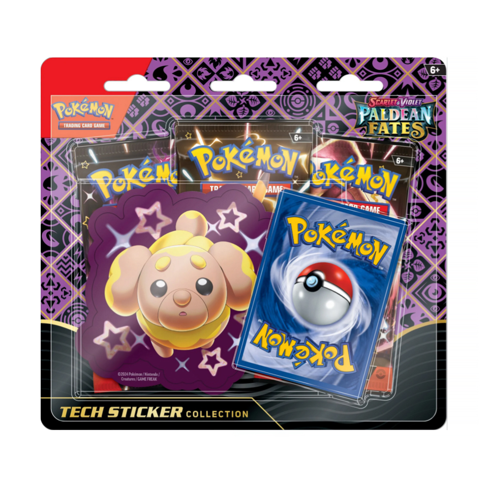 Destino di Paldea: Fidough Tech Sticker Collection Paldean Fates ...
