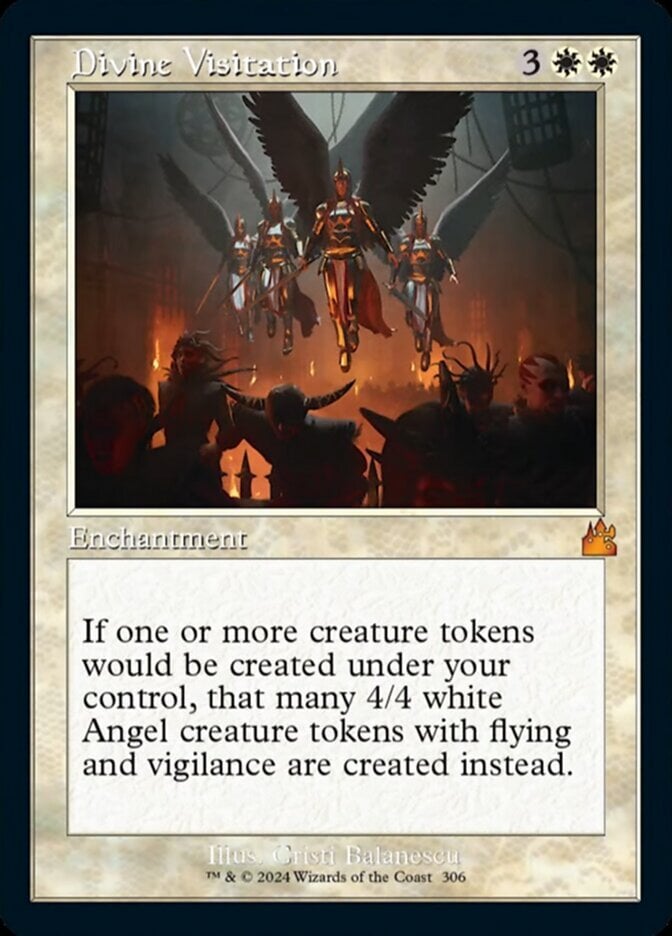 Divine Visitation Ravnica Remastered Collectors | Magic | CardTrader