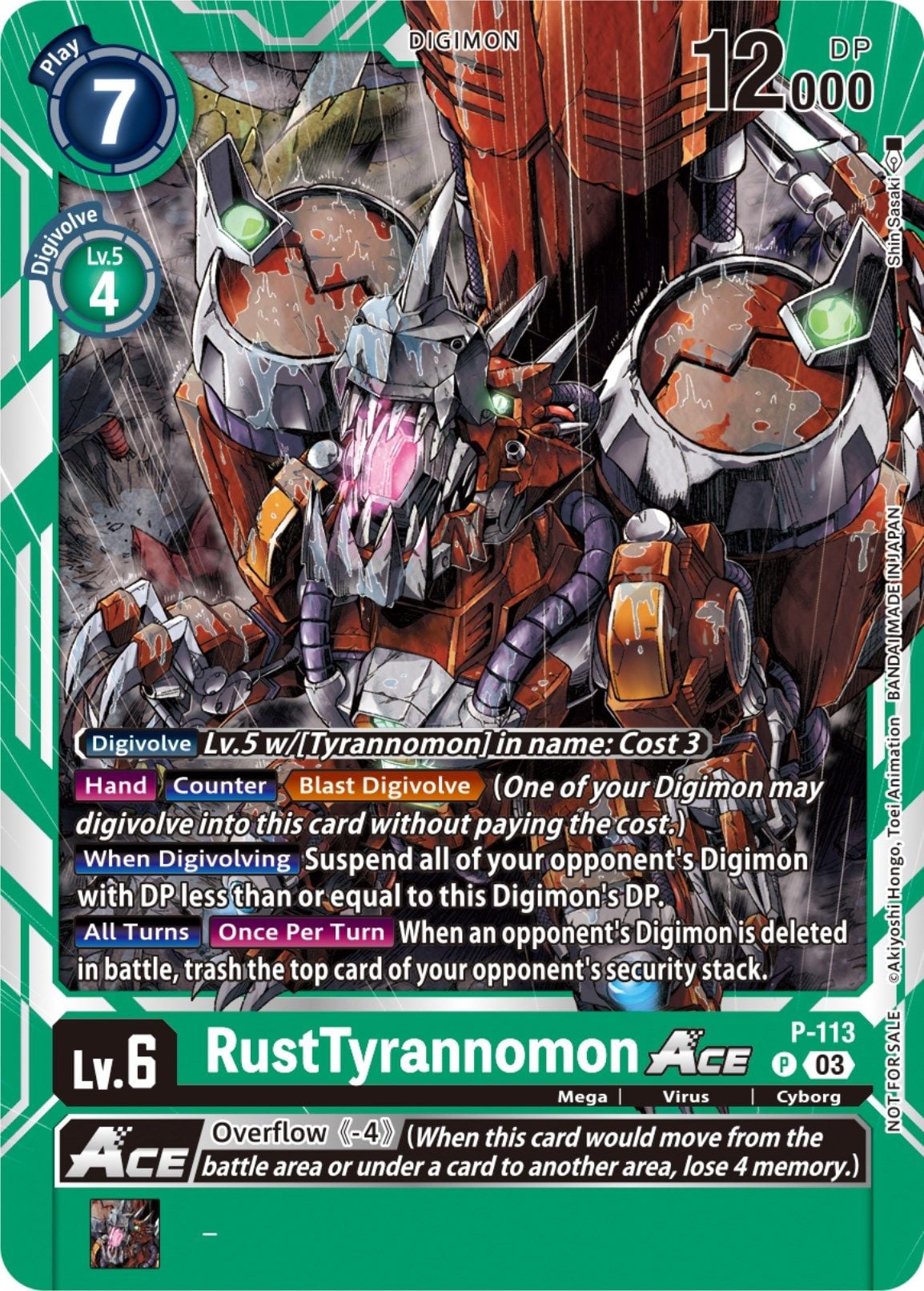 RustTyrannomon Ace Anniversary Promos | Digimon | CardTrader