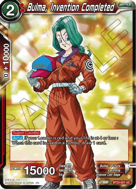 Bulma, Invention Completed Perfect Combination | Dragon Ball Super ...
