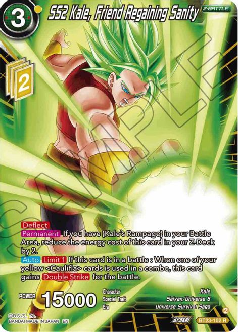 SS2 Kale, Friend Regaining Sanity Perfect Combination | Dragon Ball ...