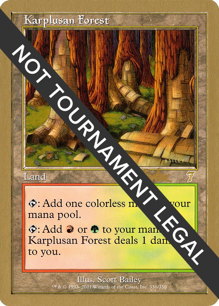 Karplusan Forest WCD 2002: Brian Kibler | Magic | CardTrader
