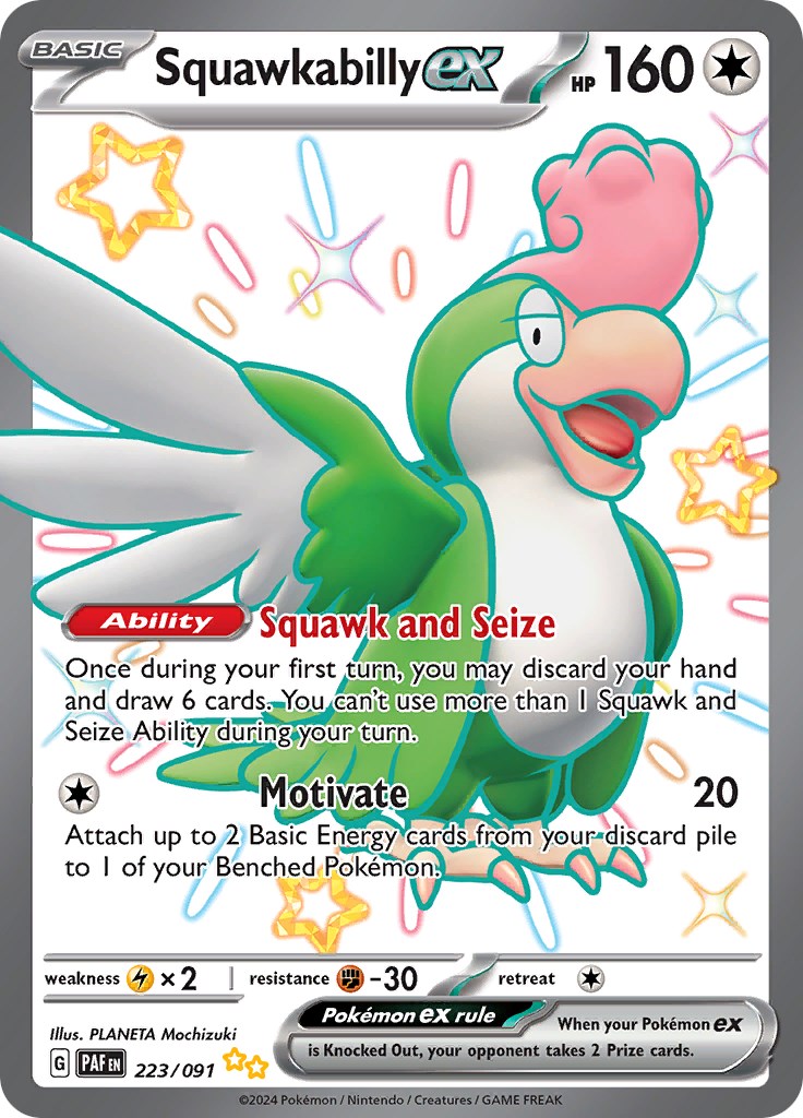 Squawkabilly ex Paldean Fates | Pokémon | CardTrader