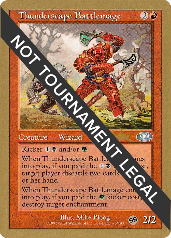 Mago de Guerra Escapatrueno WCD 2002: Brian Kibler | Magic | CardTrader