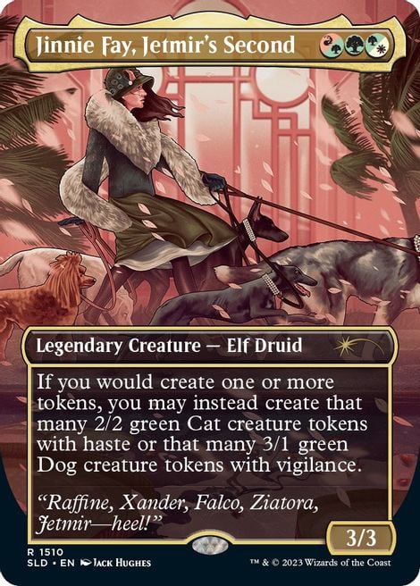 Jinnie Fay, Jetmir's Second Secret Lair Commander Deck: Raining Cats ...