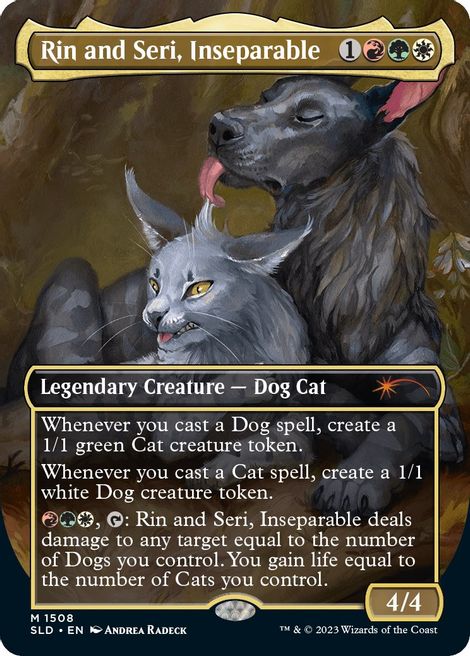 Rin y Seri, inseparables Secret Lair Commander Deck: Raining Cats and ...