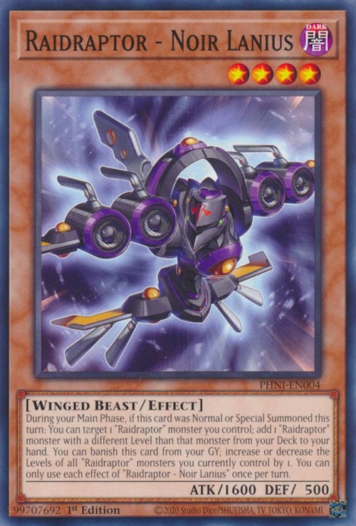 Raidraptor - Noir Lanius Phantom Nightmare | Yu-Gi-Oh! | CardTrader