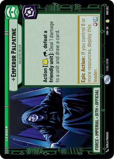Emperor Palpatine - Galactic Ruler Spark of Rebellion | Star Wars ...