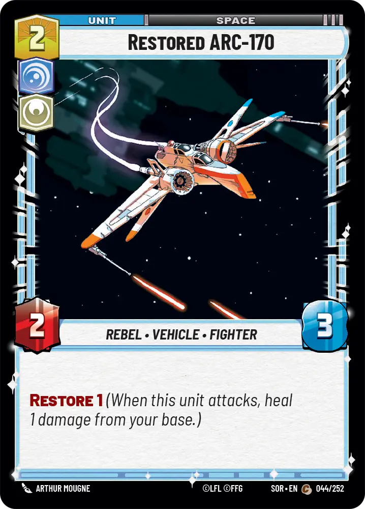 ARC-170 restaurado Spark of Rebellion | Star Wars | CardTrader
