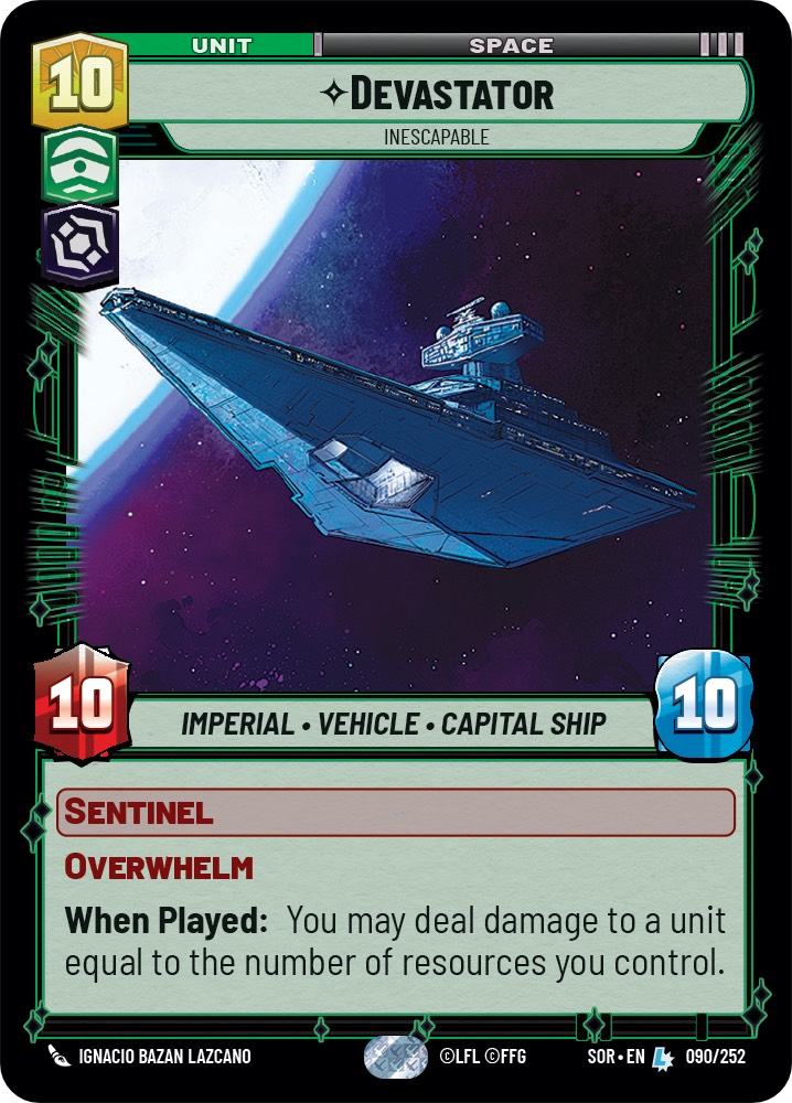 Devastator - Inescapable Spark of Rebellion | Star Wars | CardTrader