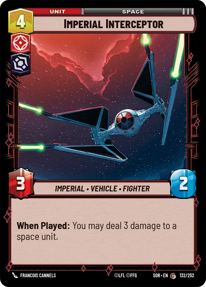 Imperial Interceptor Spark of Rebellion | Star Wars | CardTrader