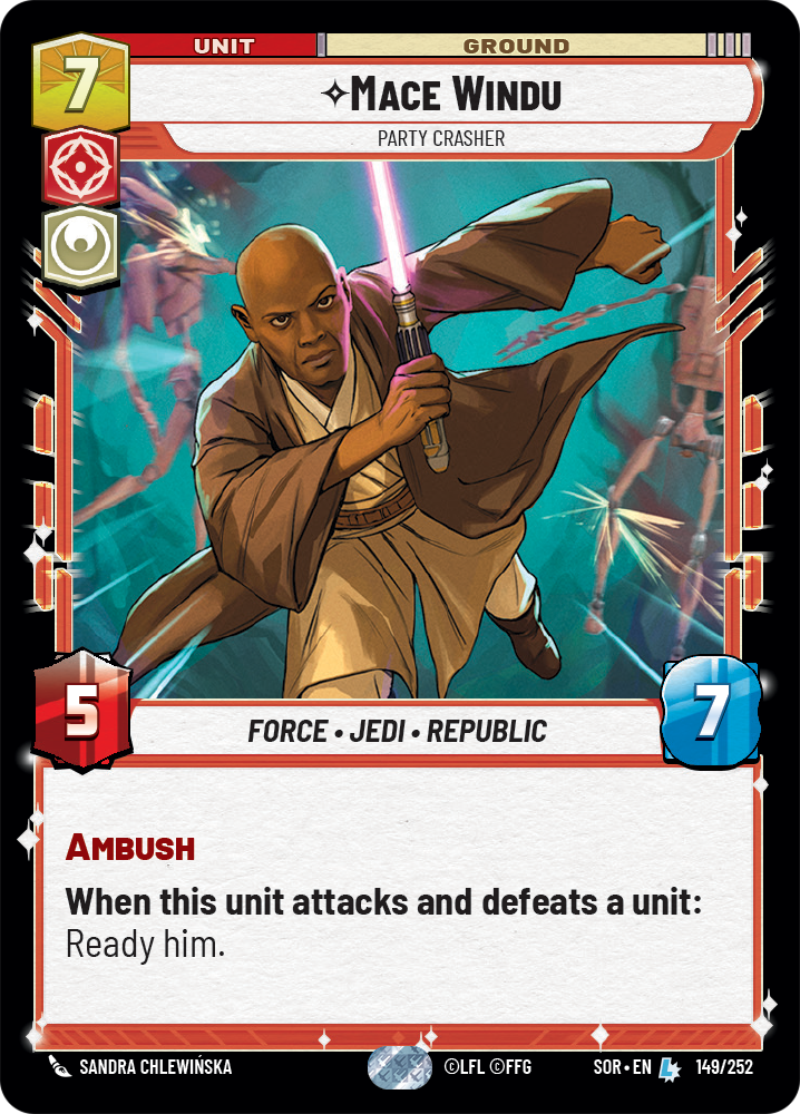 Mace Windu - Party Crasher Spark of Rebellion | Star Wars | CardTrader
