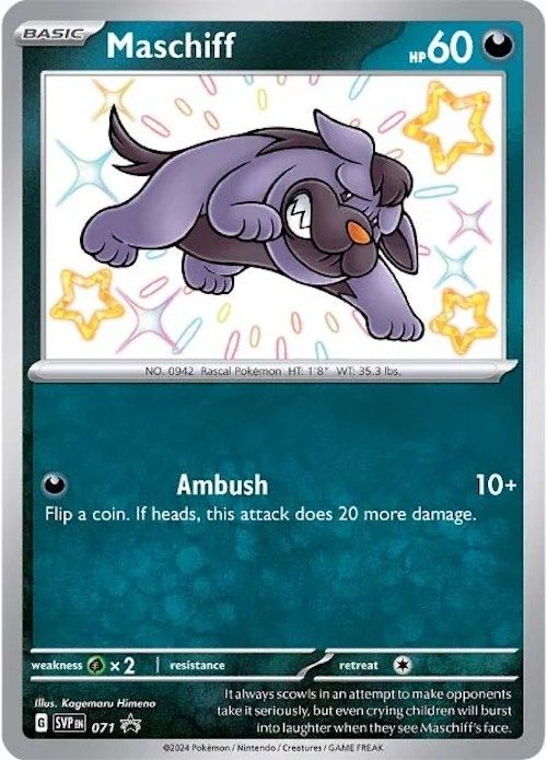 Maschiff SV Black Star Promos | Pokémon | CardTrader