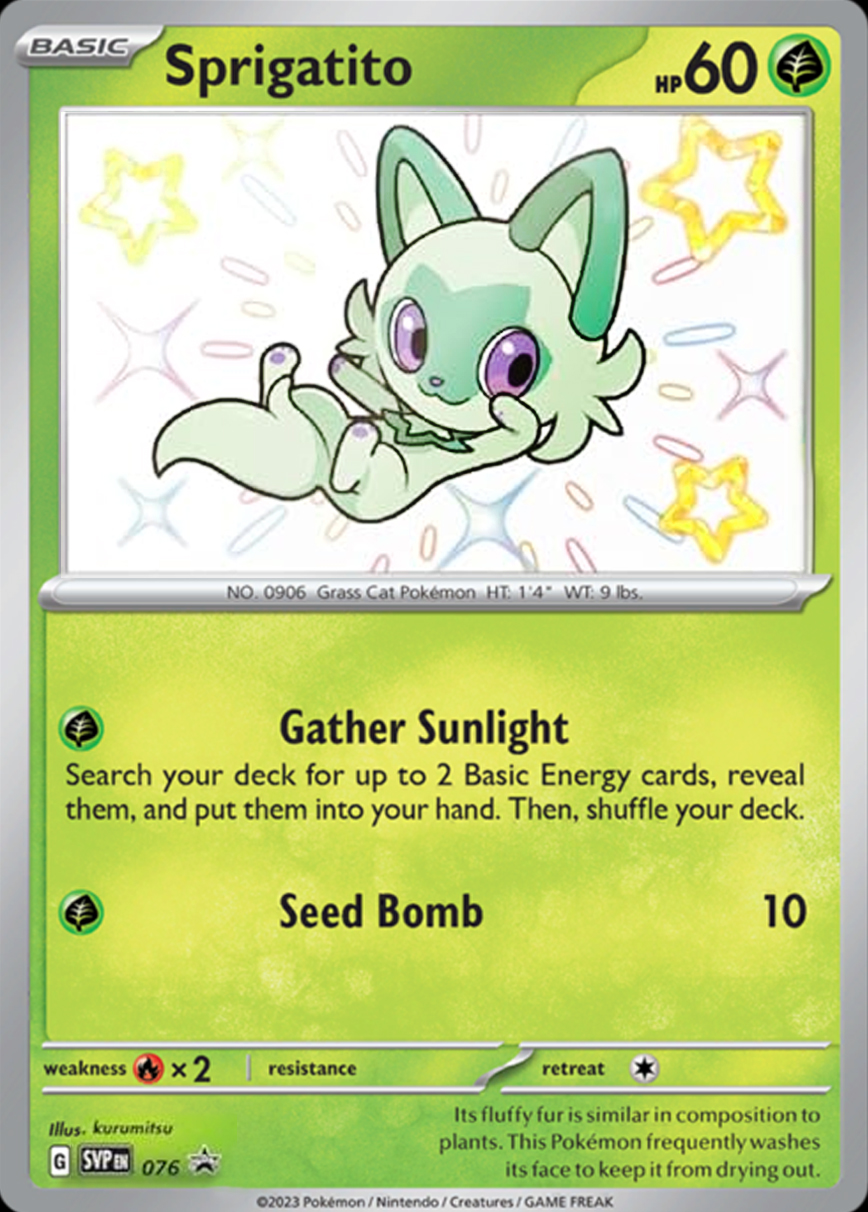 Sprigatito SV Black Star Promos | Pokémon | CardTrader