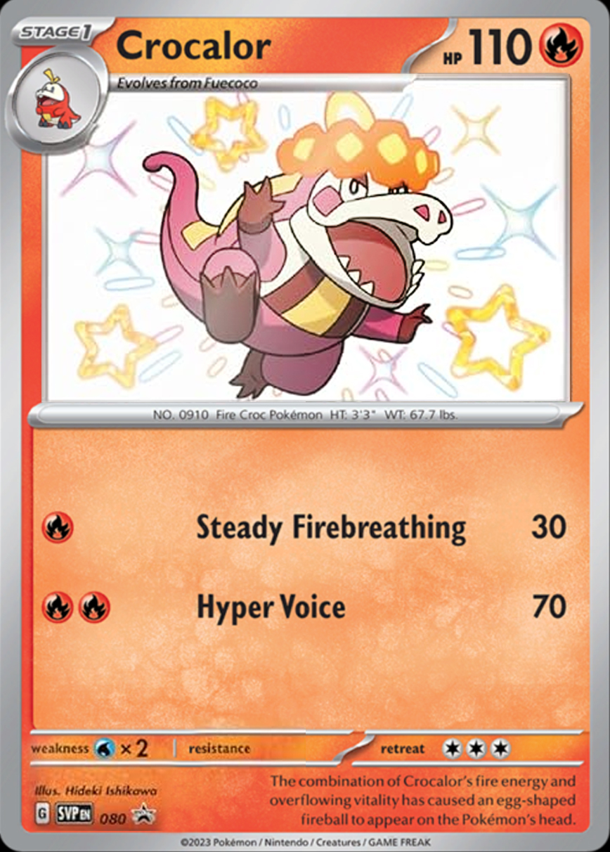 Crocalor SV Black Star Promos | Pokémon | CardTrader