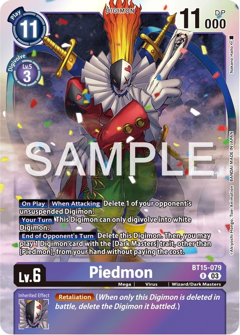 Piedmon BT-15: Exceed Apocalypse | Digimon | CardTrader