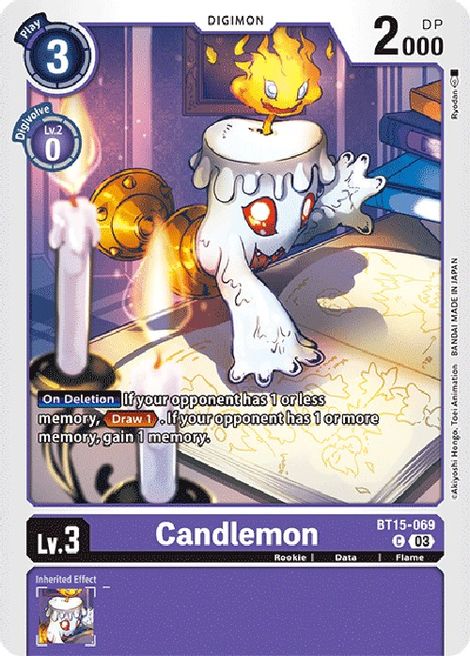 Candlemon BT-15: Exceed Apocalypse | Digimon | CardTrader