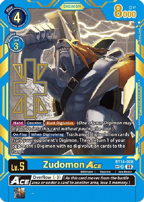 Zudomon Ace BT-15: Exceed Apocalypse | Digimon | CardTrader