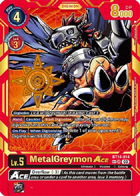 MetalGreymon Ace BT-15: Exceed Apocalypse | Digimon | CardTrader