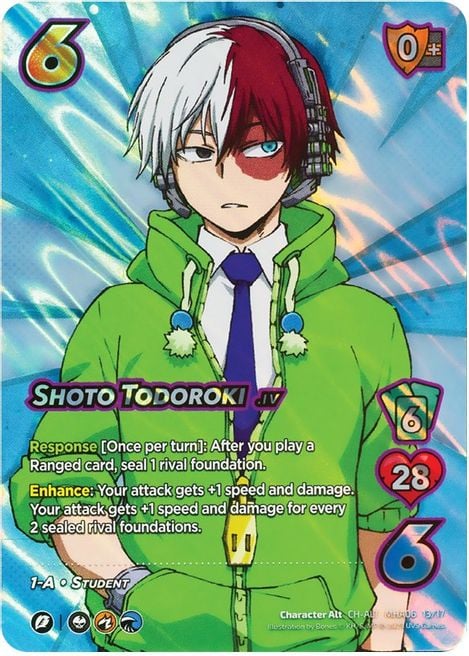 Shoto Todoroki Jet Burn | My Hero Academia | CardTrader