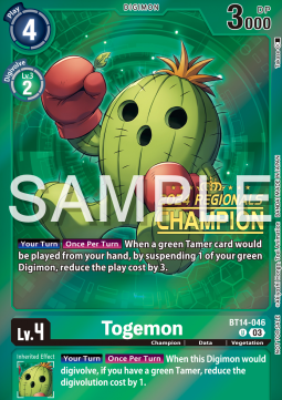 Togemon Championship 2024 | Digimon | CardTrader