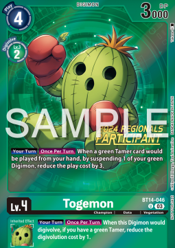 Togemon Championship 2024 | Digimon | CardTrader
